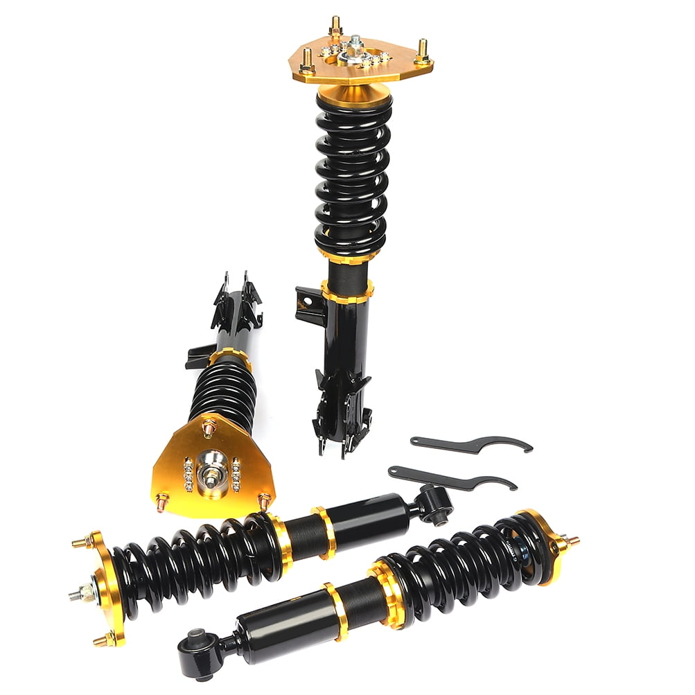 SCITOO Coilover Struts Adjustable Height Coilover Suspensions Kit Struts Coilover fit for 2000 ...