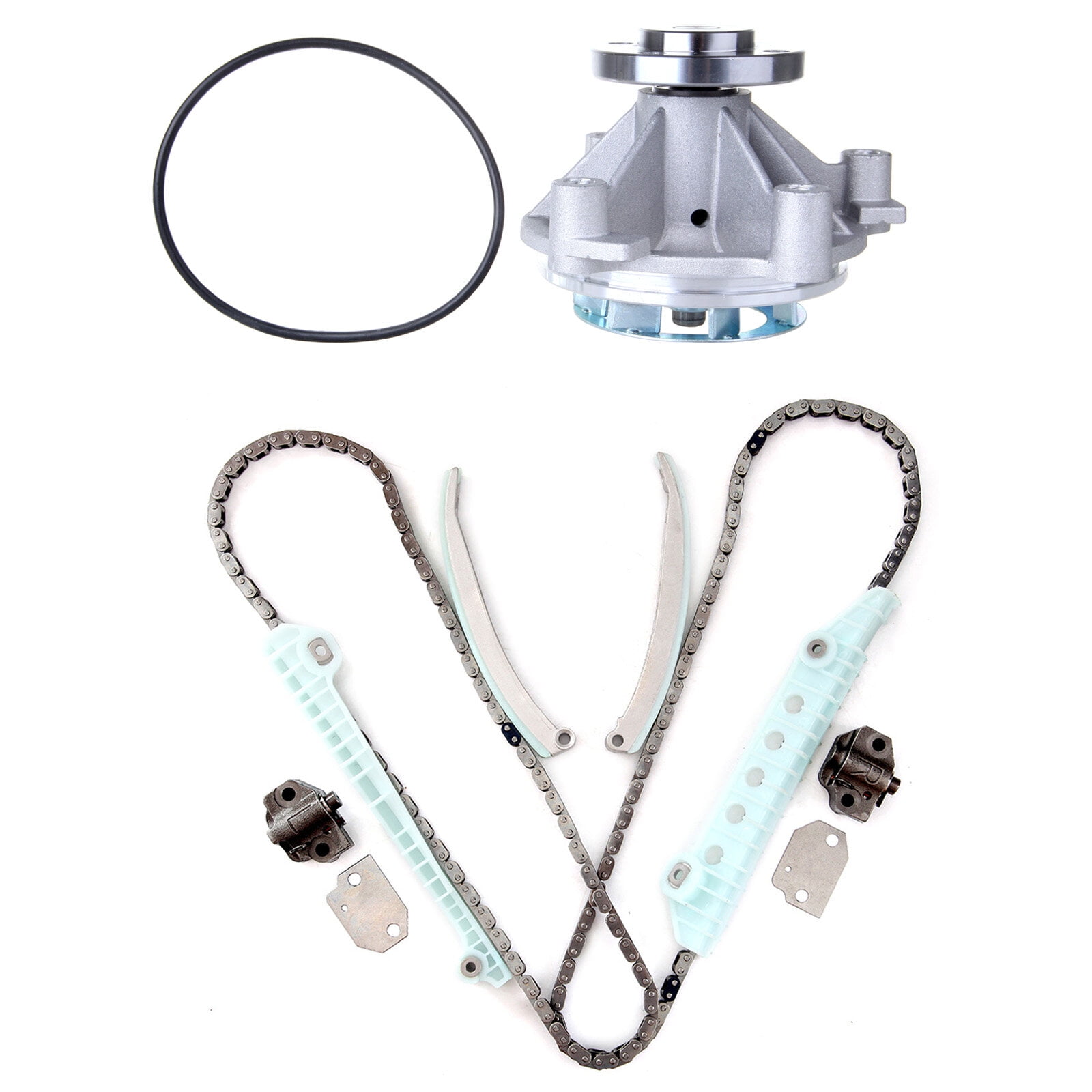 SCITOO Engine Timing Chain Kit with Water Pump - 9-0387SGX AW4128 Fit ...