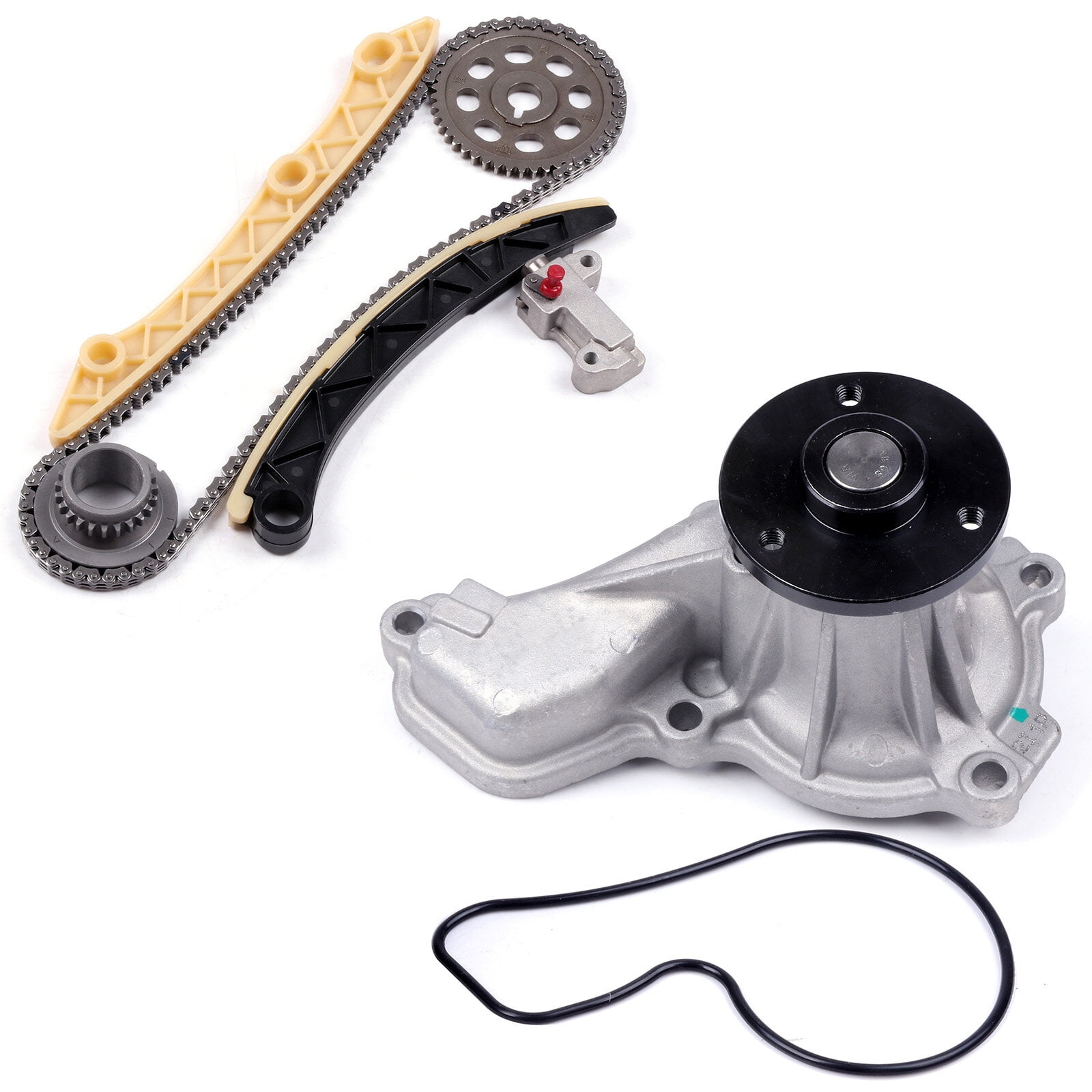 SCITOO Engine Timing Chain Kit with Water Pump - HJ-07025-H ZJ0112201 ...