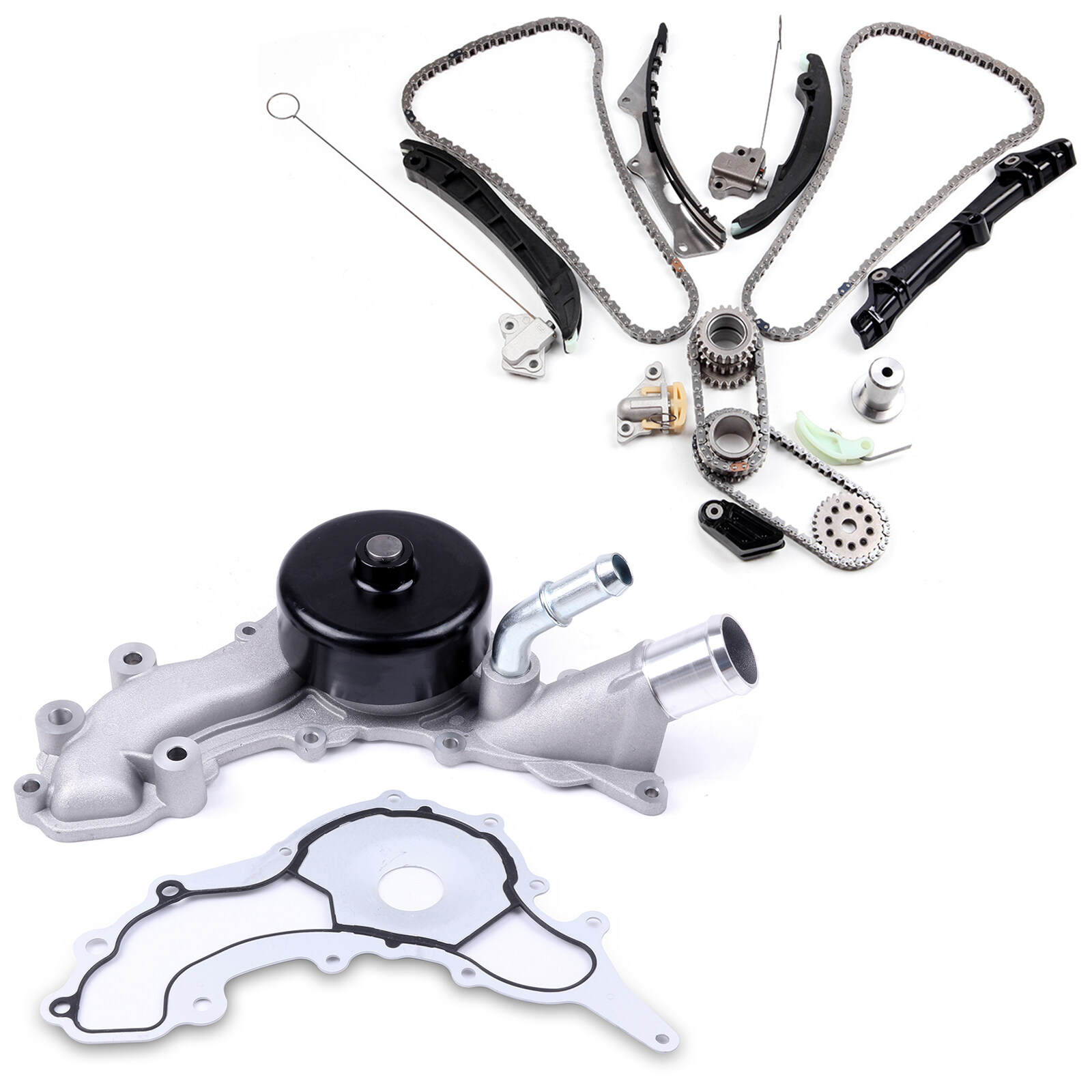 SCITOO Engine Timing Chain Kit with Water Pump - TK10810 AW6169 Fit For ...