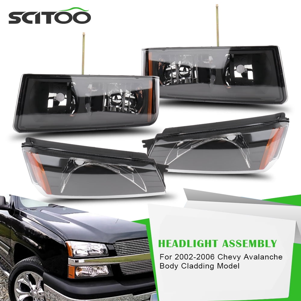 SCITOO Fit for 4pcs for Chevy Avalanche Body Cladding Model 2002-2006 ...