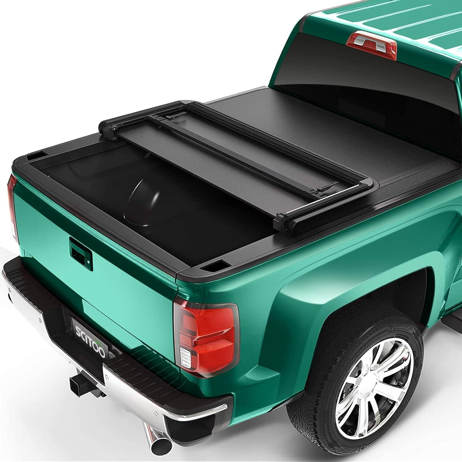 SCITOO Fits for Toyota Tacoma 2016-2018 5FT Truck Bed Tonneau Cover Kit ...