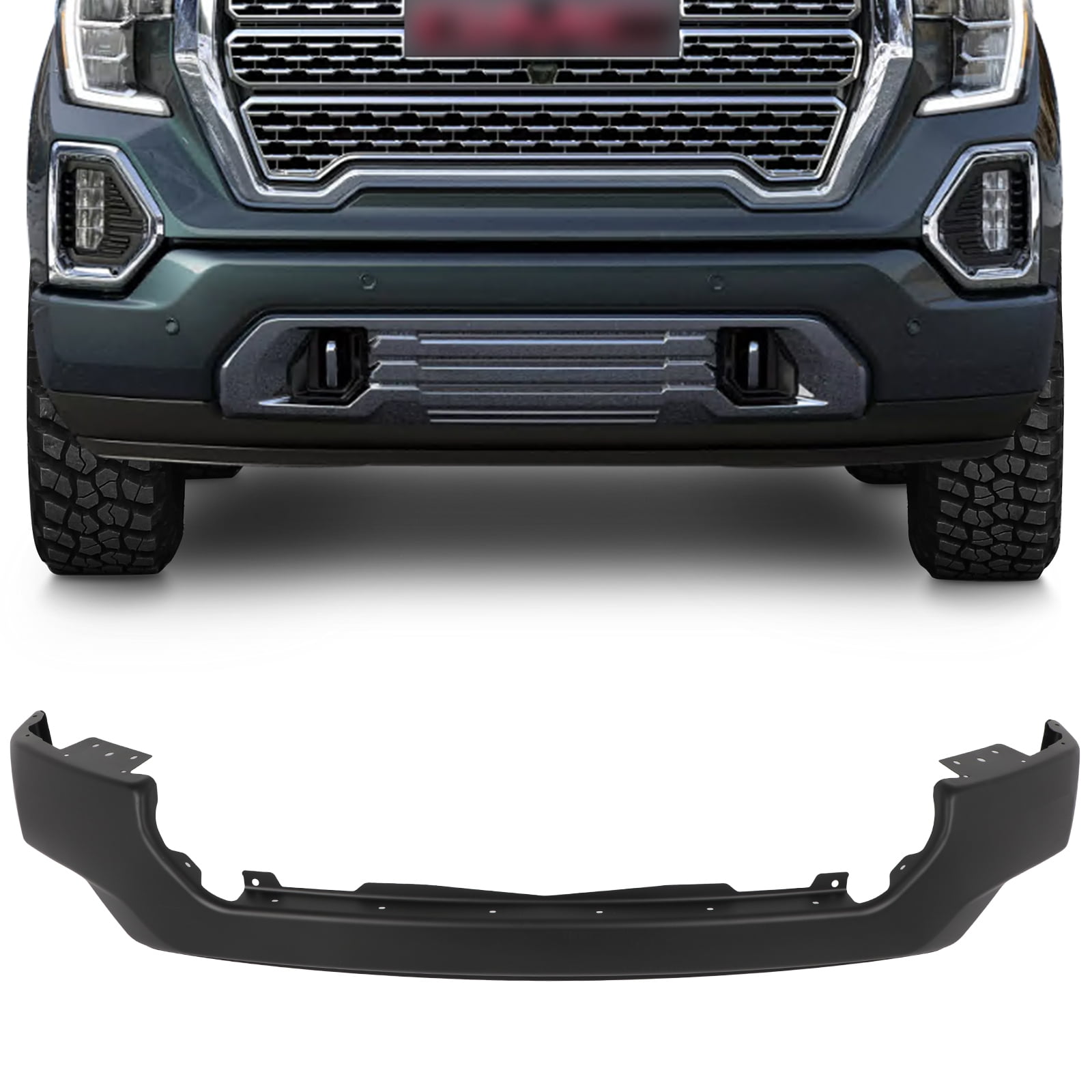SCITOO Front Bumper Face Bar fit for 2019-2021 for GMC Sierra 1500 ...