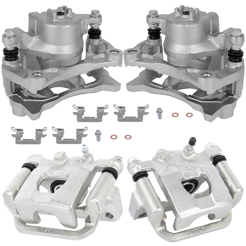 SCITOO Front Rear(Left+Right) Brake Calipers With Bracket 19B7102 ...