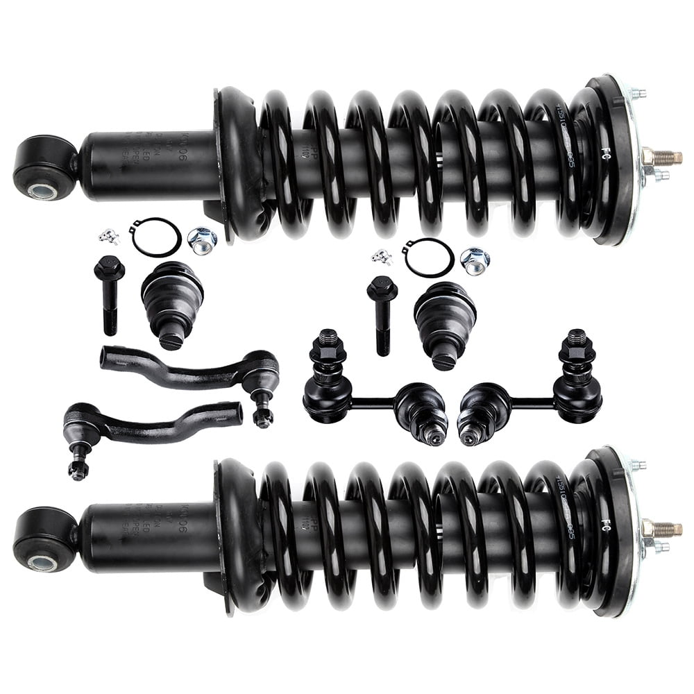 SCITOO Front Strut Spring Assembly Stabilizer Bar Link Control Arm and ...
