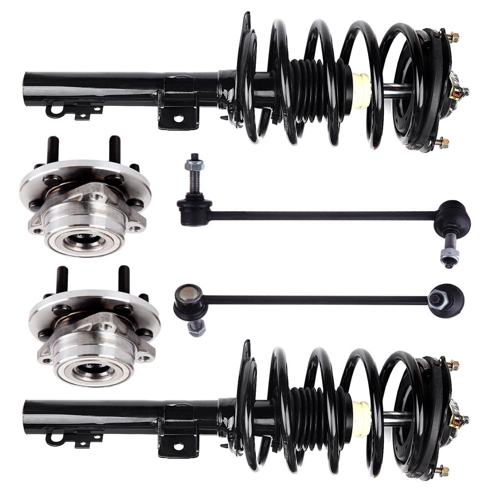 SCITOO Front Strut Spring Assembly Wheel Hug Stabilizer Bar Link Kit ...