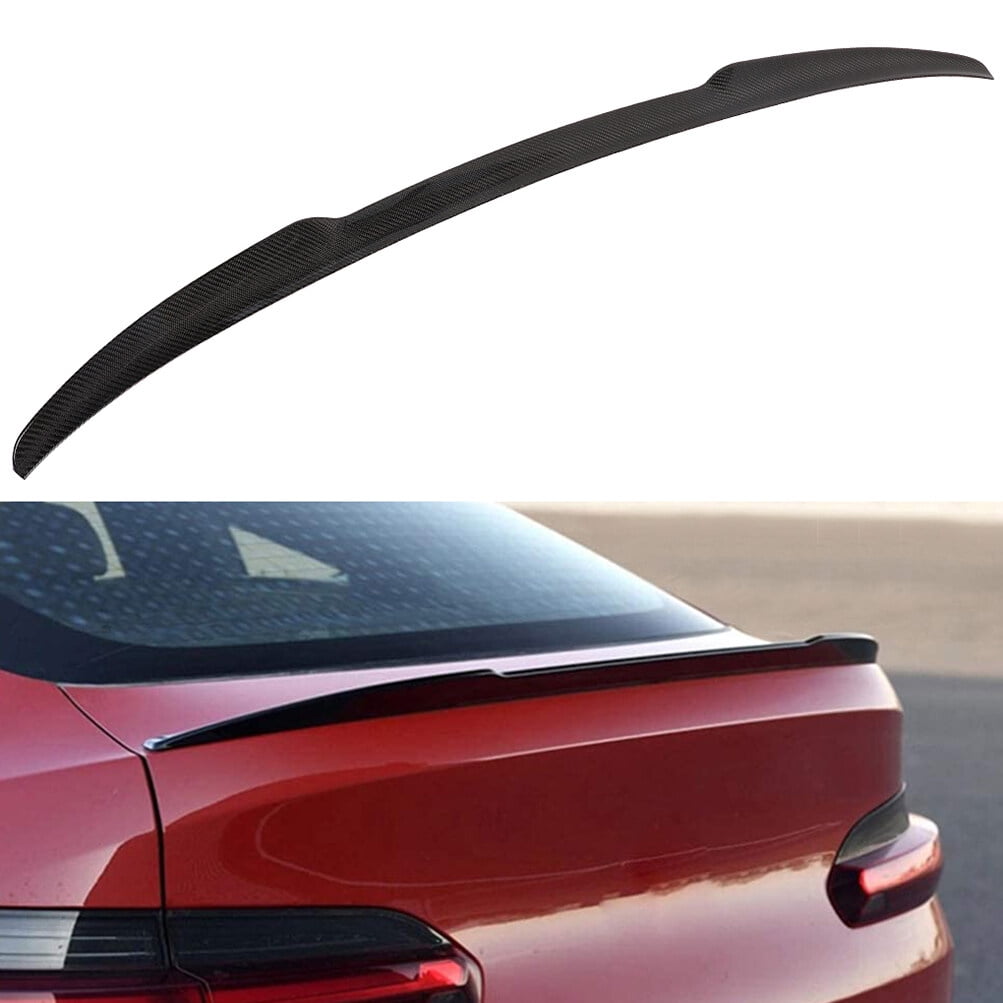 SCITOO Glossy Black Carbon Fiber Rear Trunk Spoiler Wing Replacement ...