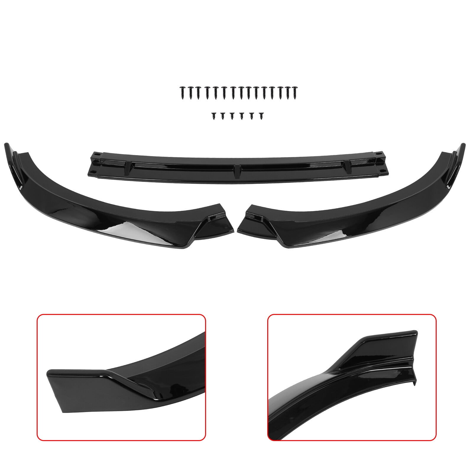 2015 Nissan Altima Front Bumper SCITOO Glossy Black PP Front Bumper Lip ...