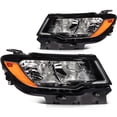 SCITOO Headlight Assembly Fit 2017-2021 for JEEP COMPASS Pair Headlamps ...