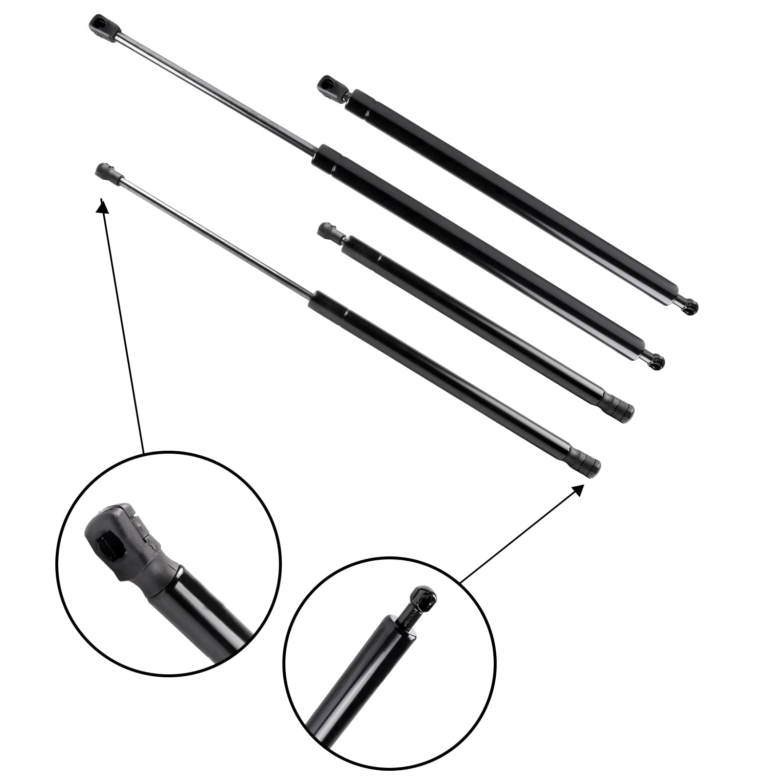 SCITOO Hood Liftgate Lift Supports Replacement Struts Gas Springs ...