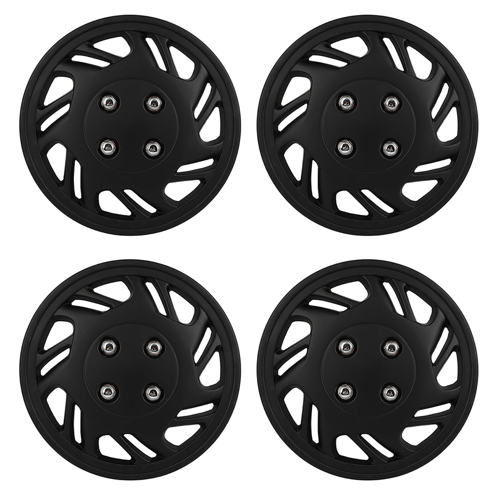 SCITOO Hub Caps Universal Snap On Hubcap Auto Tire Replacement Exterior ...