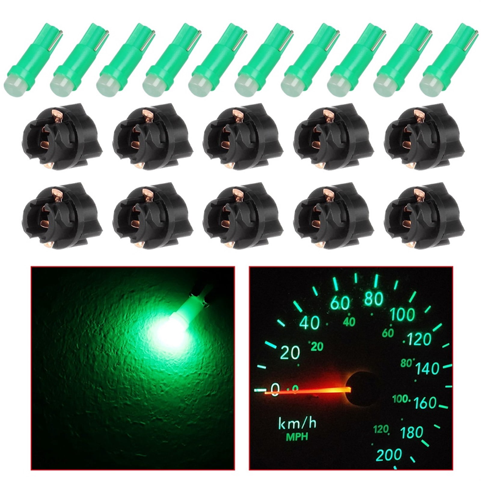 SCITOO Instrument Cluster Dash Panel Lights with Twist Lock Socket T5 ...