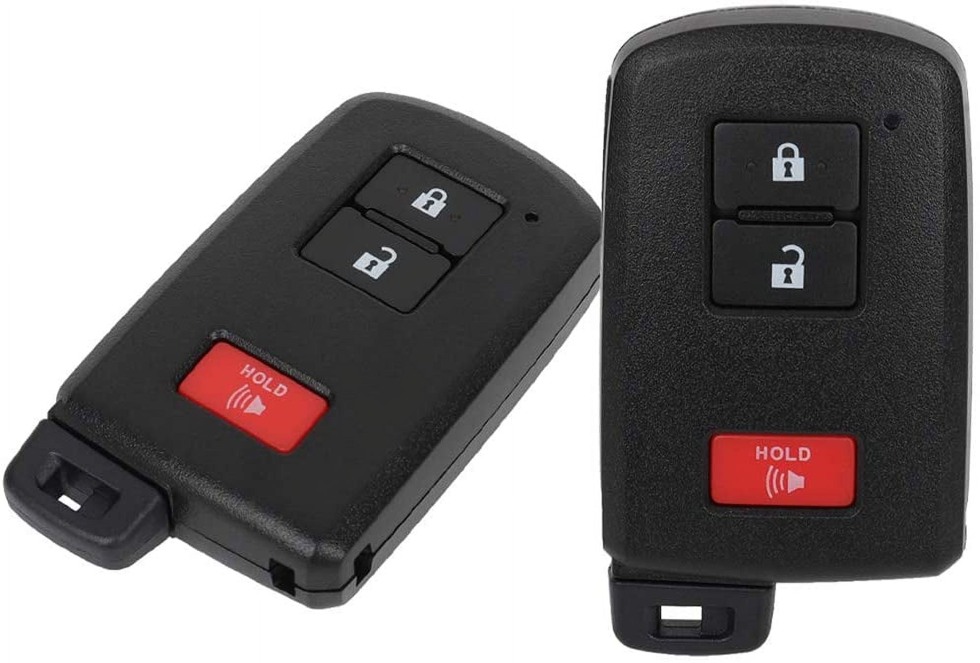 SCITOO Keyless Entry Remote Key Fob Replacement for 3 Buttons Uncut Car ...