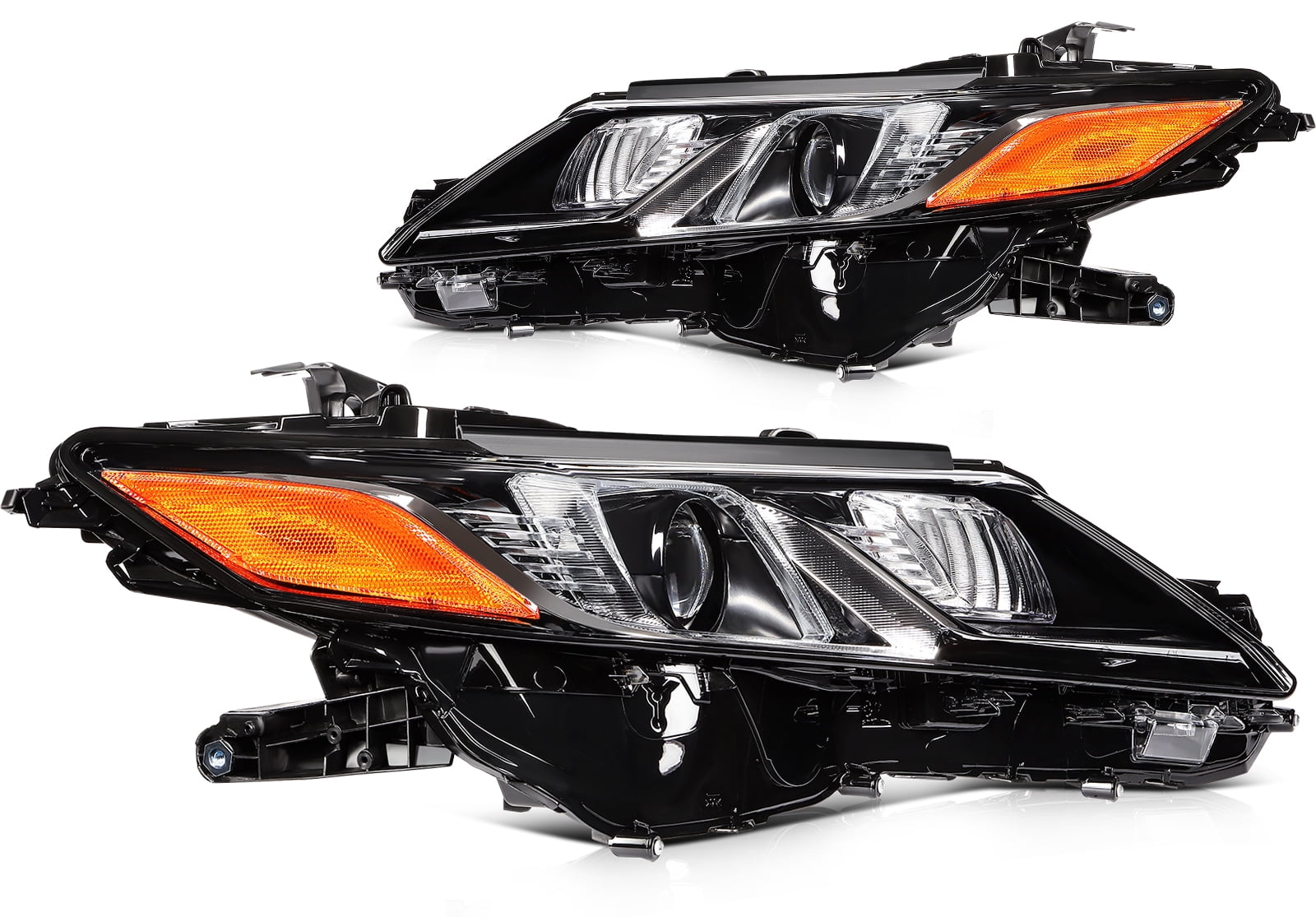 SCITOO LED Headlight Assembly Fit 2018-2022 for Toyota Camry LE Pair ...