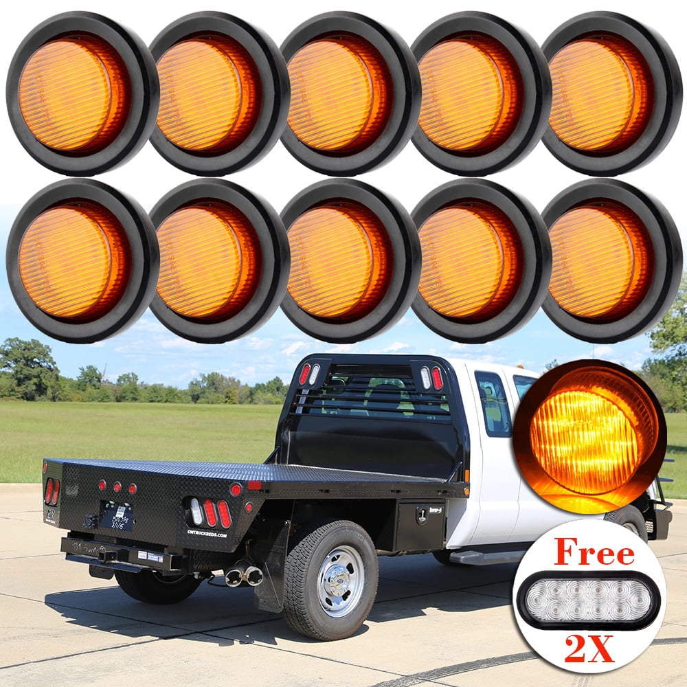 SCITOO Marker Lights 10Pcs Pcs Amber Side Marker Clearance Light Bulbs ...