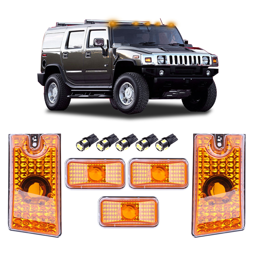 SCITOO Marker Lights 5Pcs Cab Marker Light Amber Top Clearance Roof ...