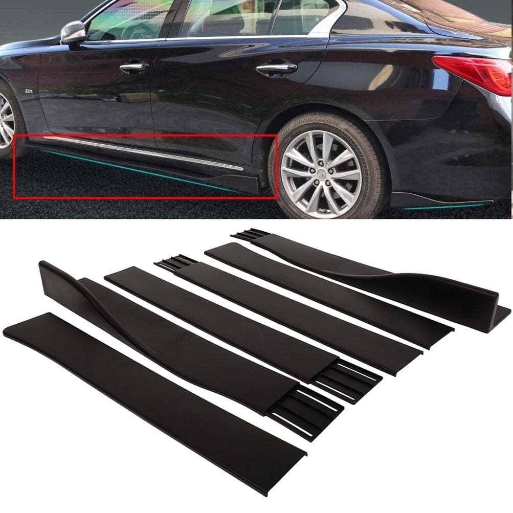 SCITOO Matte Black Rocker Panel Exterior Lower Side Bottom Line ...