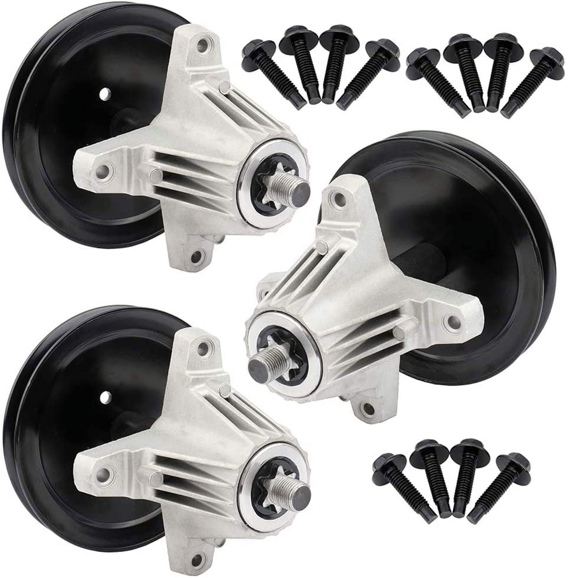 SCITOO NEW Mower Spindle w/PULLEY BOLT Spindle Assembly Replacement for ...