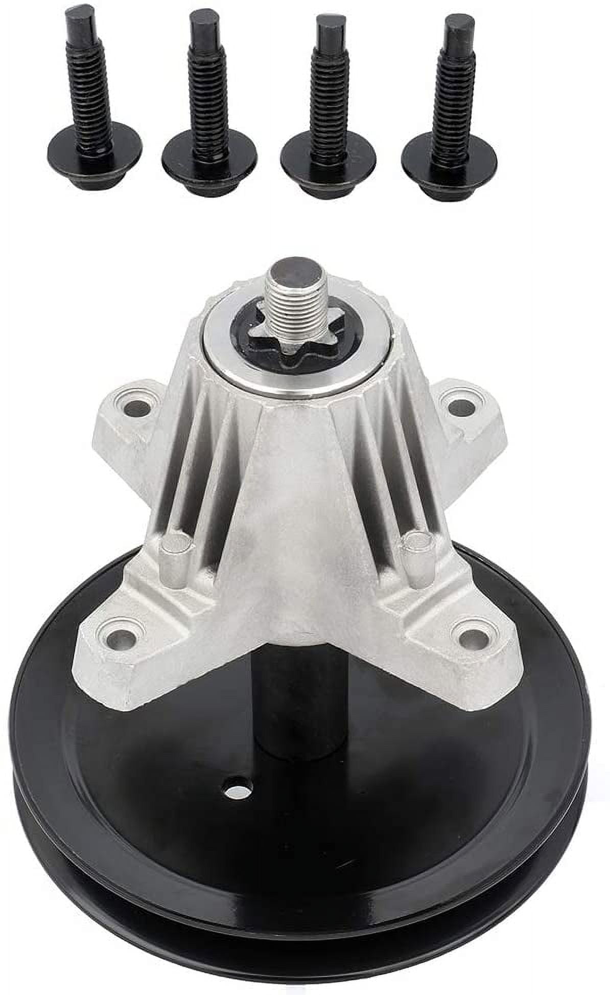 SCITOO NEW Mower Spindle w/PULLEY BOLT Spindle Assembly Replacement for ...