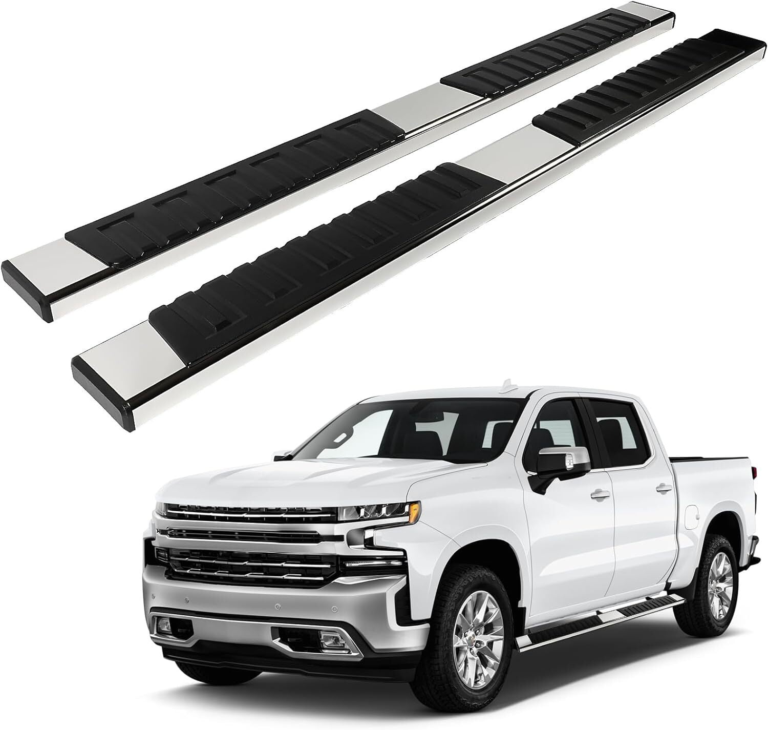 SCITOO Nerf Bar Running Board Side Step Fit for 2019-2023 For Chevrolet ...