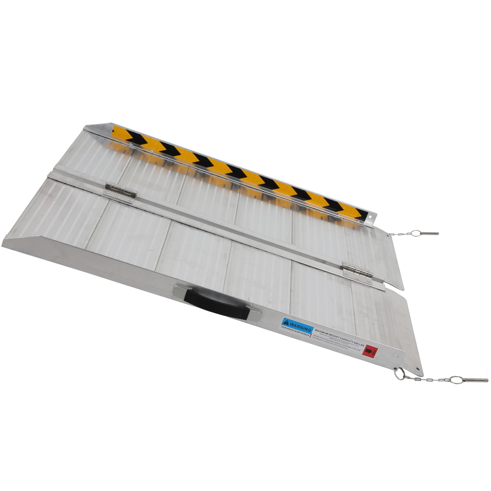 SCITOO Non Skid Foldable Wheelchair Ramp 3FT, Threshold Ramp Aluminum ...