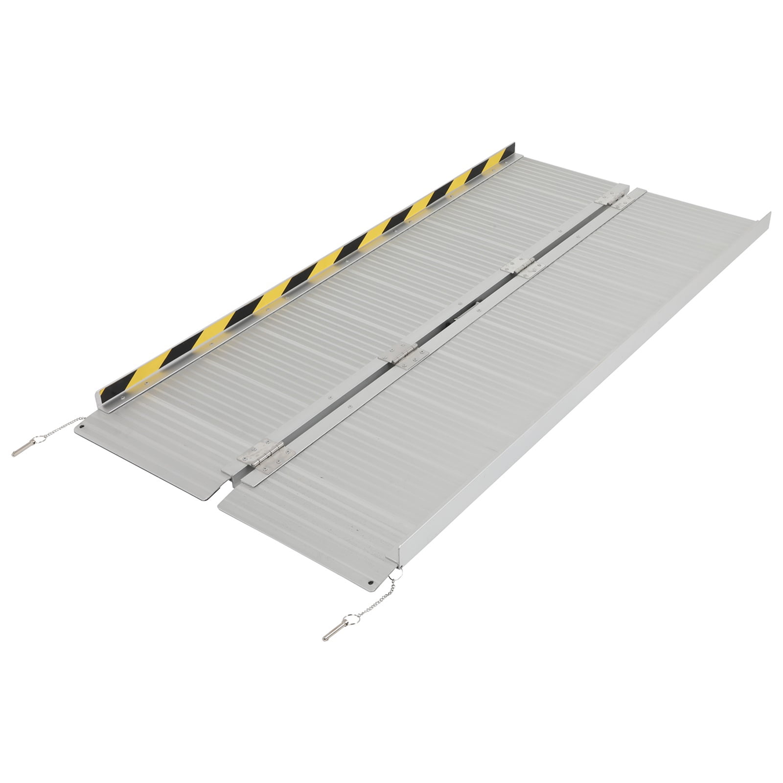 SCITOO Non Skid Foldable Wheelchair Ramp 5FT, Threshold Ramp Aluminum ...