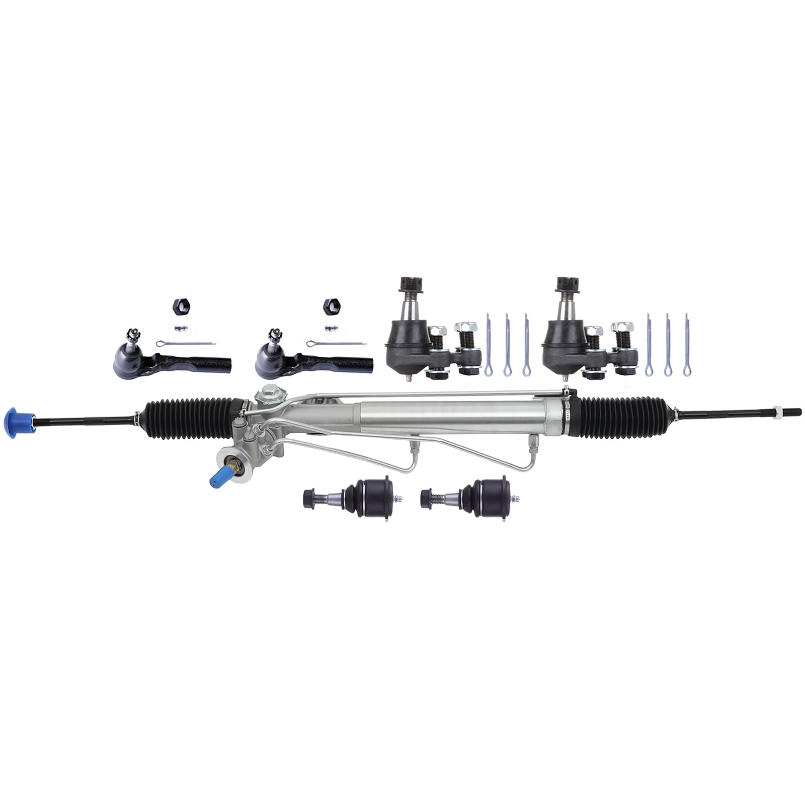 SCITOO Power Steering Rack and Pinion Complete Assembly+Outer Tie Rods ...