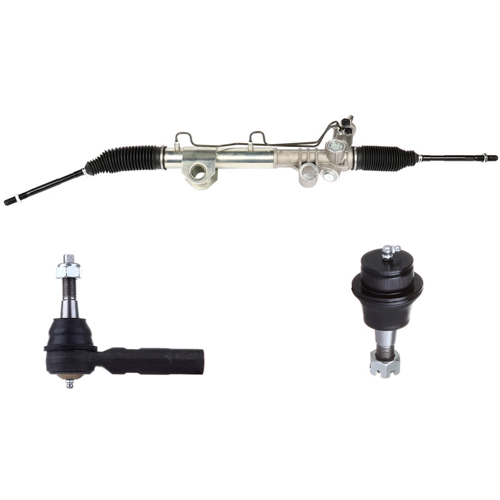 SCITOO Power Steering Rack and Pinion Complete Assembly+Outer Tie Rods ...