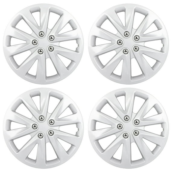 SCITOO Premium 15 Inch Hubcaps Set of 4 Wheel Rim Cover OEM Style Easy ...