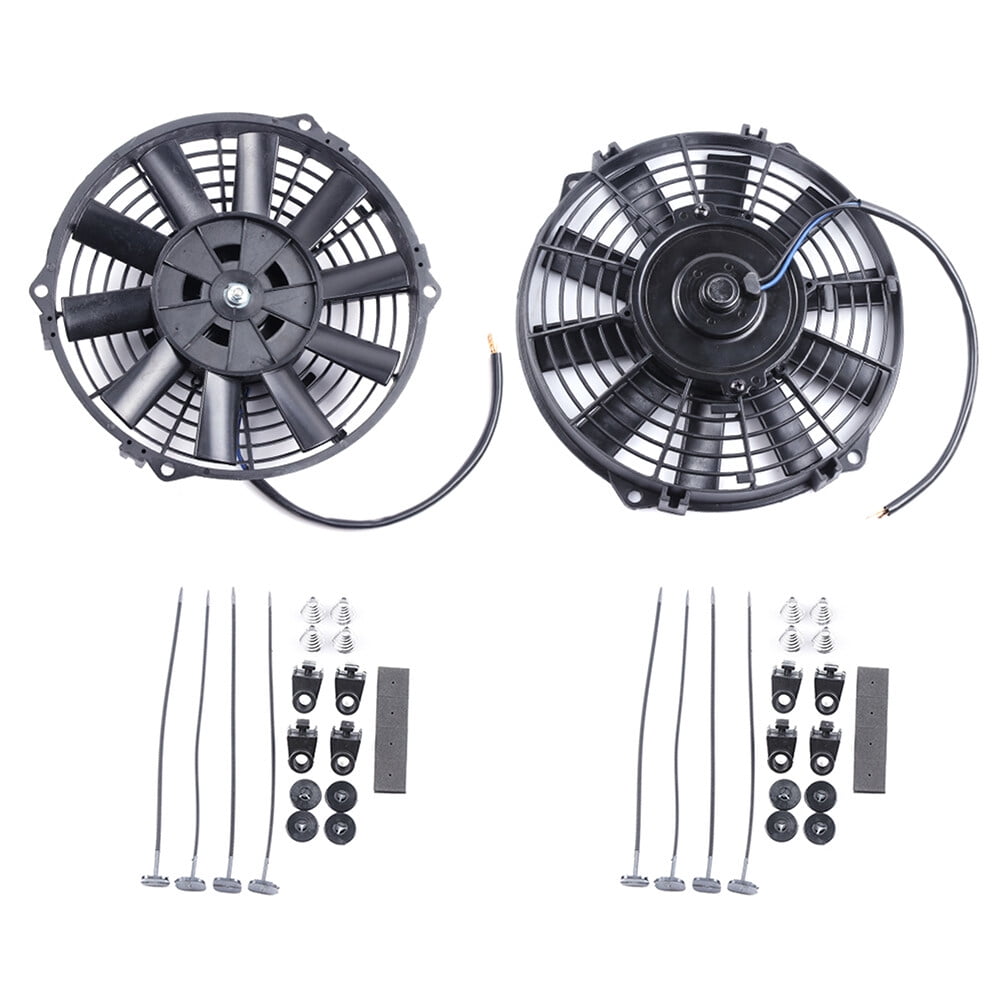 SCITOO Radiator Cooling Fan Mount Kit 8inch Push Pull Slim Electric ...