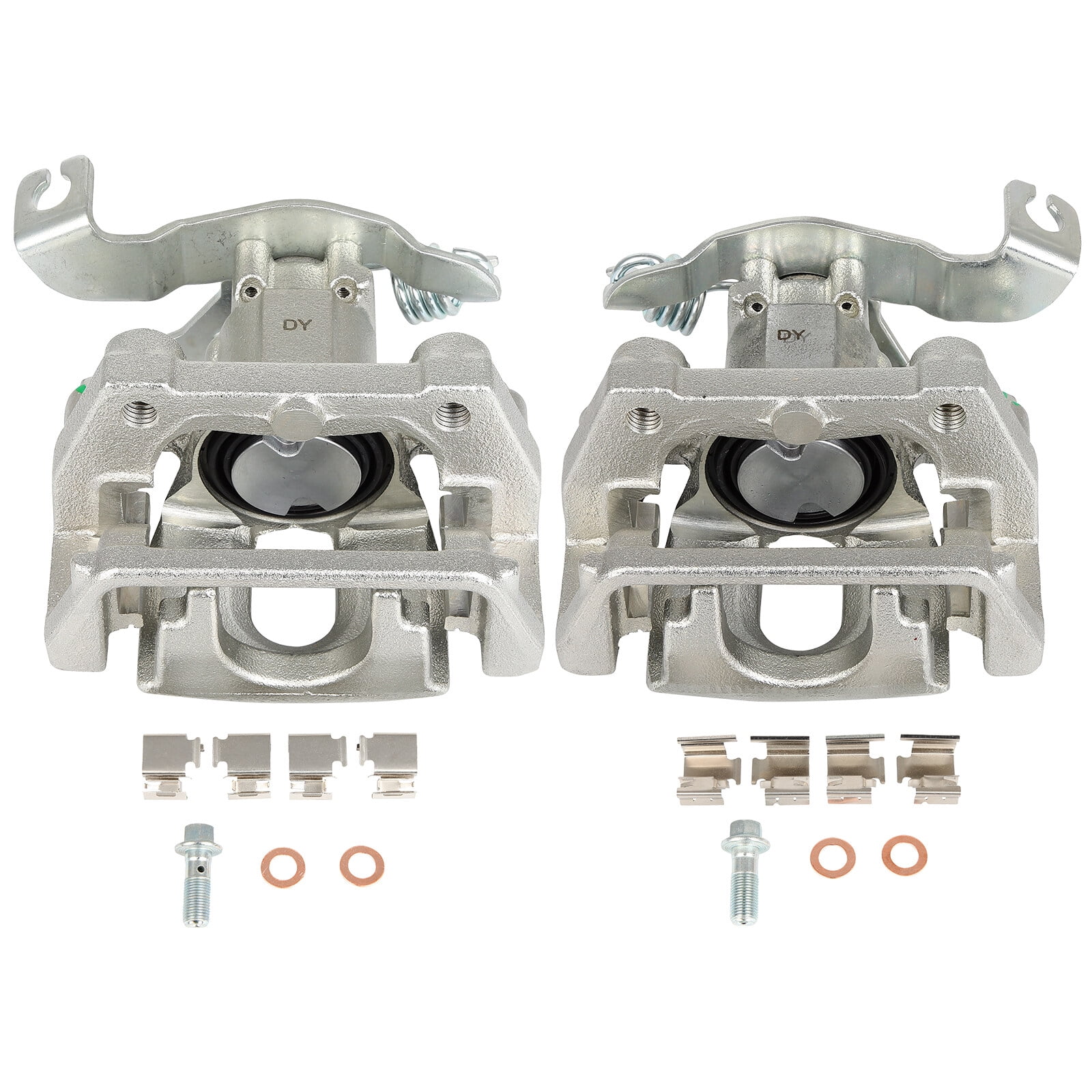 SCITOO Rear Left & Right Brake Calipers With Bracket 18B4946 18B4947 ...