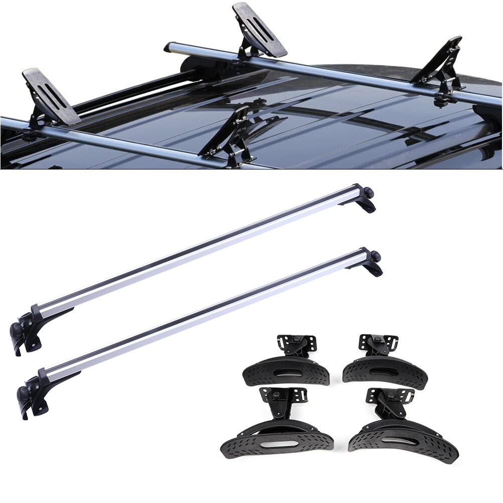 SCITOO Roof Rack Baggage Carrier Universal 48" Window Frame Crossbars ...