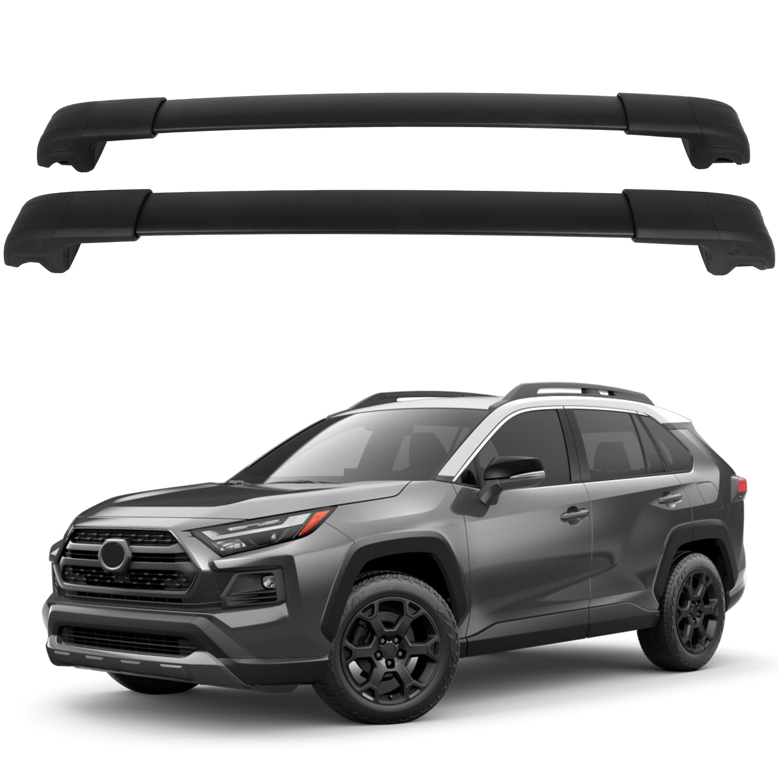SCITOO Roof Rack Cross Bar 220LBS Compatible With For Toyota For Rav4 ...