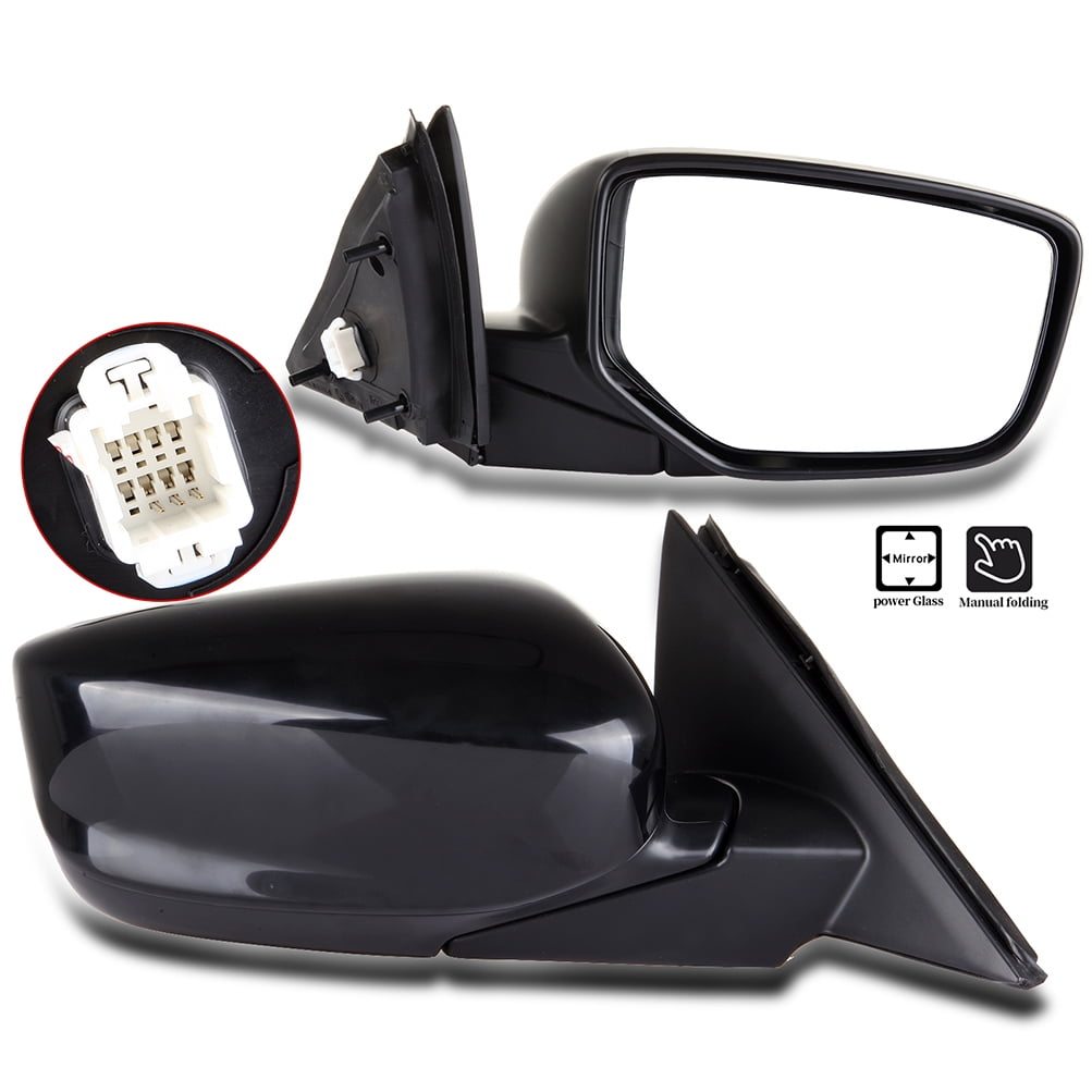 SCITOO Side View Mirror Passenger Side Mirror Fit Compatible with 2008 2009 2010 2011 2012 for Honda Accord HO1321230 Manual Folding Power Adjustment Walmart