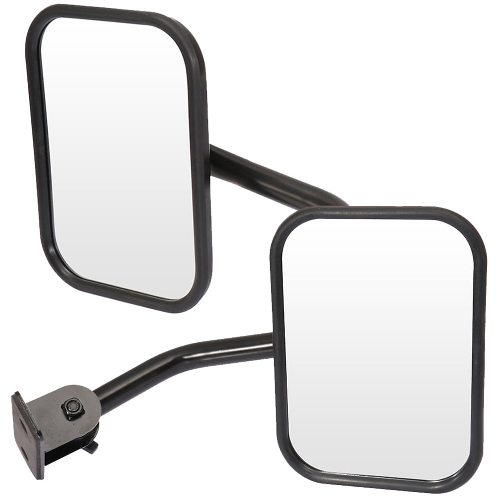 SCITOO Side View Mirrors A Pair of Mirrors Compatible with 1997-2017 For Jeep Wrangler JKU JK CJ ...
