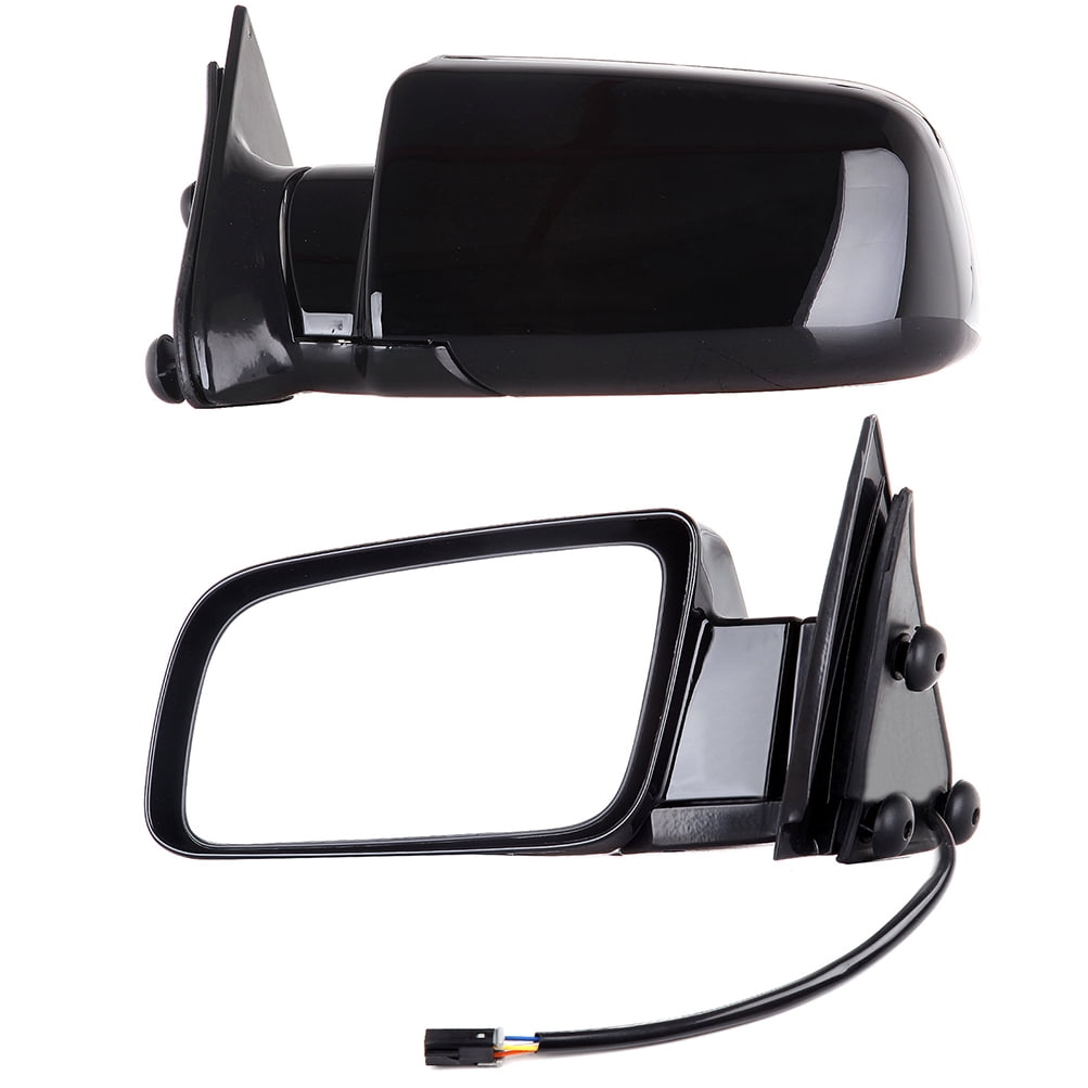 Scitoo Side View Mirrors Pair, Black, Manual Folding, Fits Chevy Blazer ...