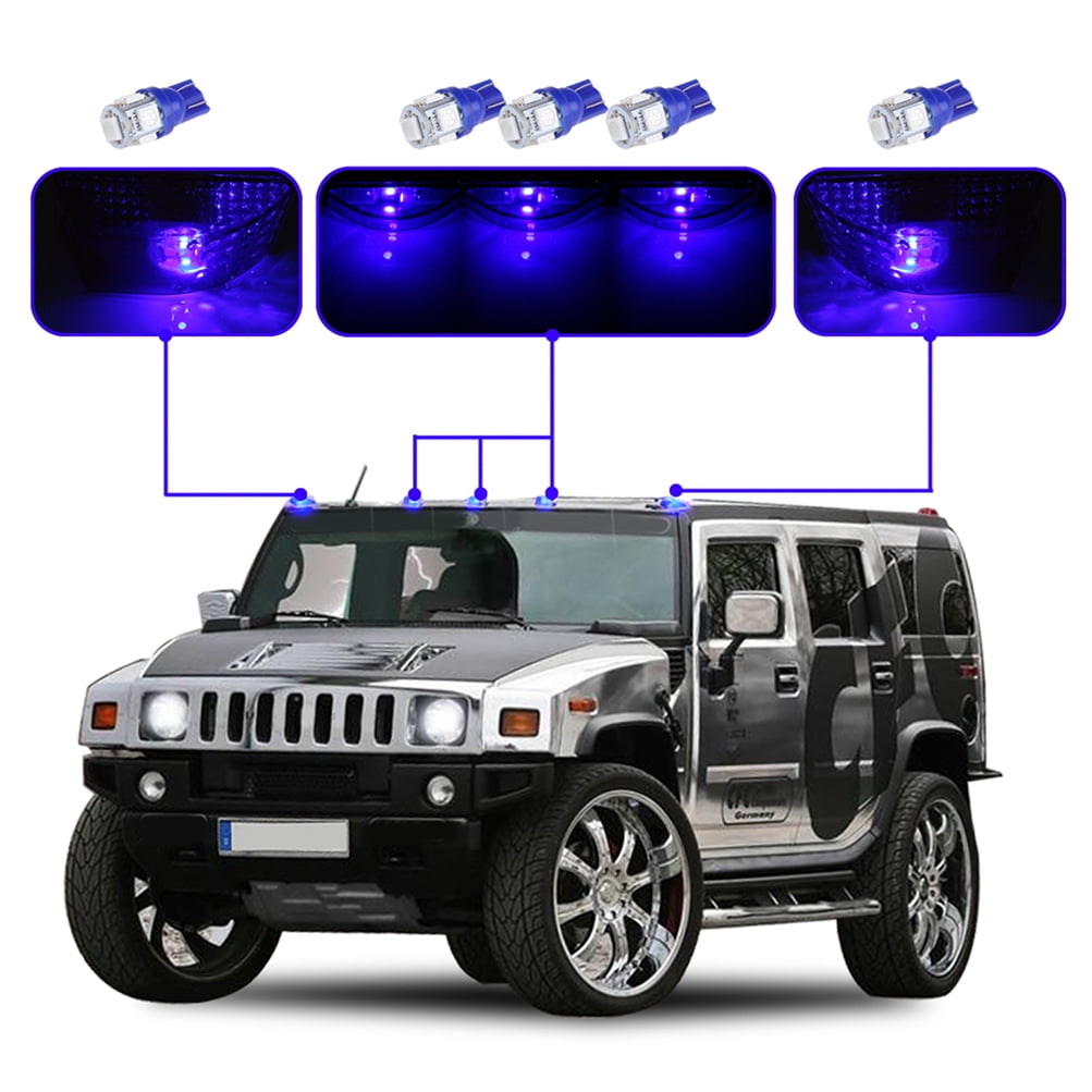 SCITOO Smoke Len 920-SK OEM Hummer Cab Roof Lamps Housing T10-5-5050 ...