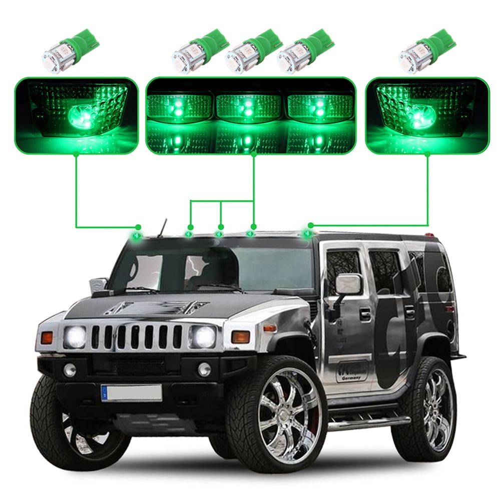 SCITOO Smoke Len 920-SK OEM Hummer Cab Roof Lamps Housing T10 5-5050 ...