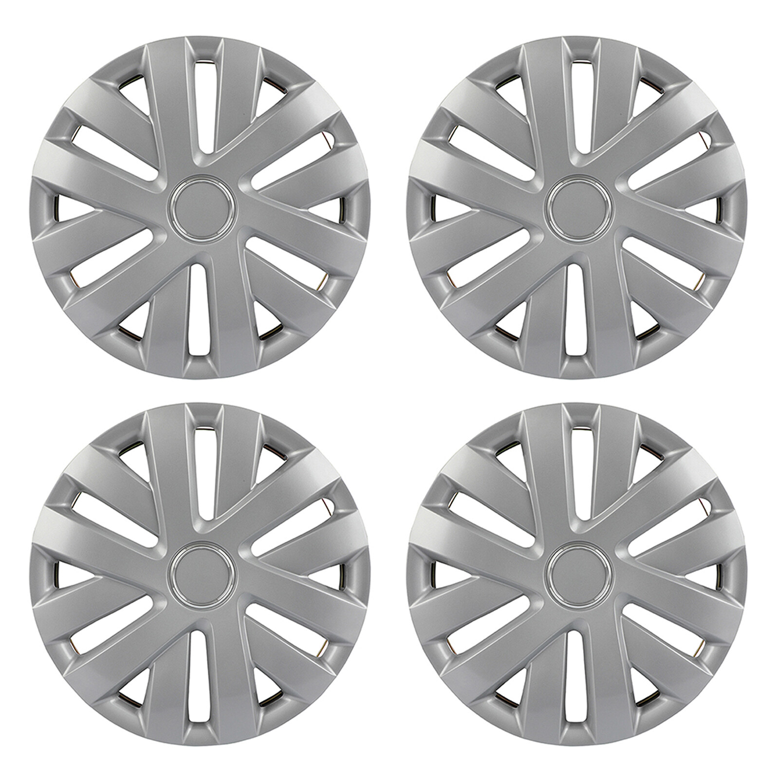 SCITOO Snap On Hubcap Auto Tire Replacement Exterior Cap OEM Steel ...