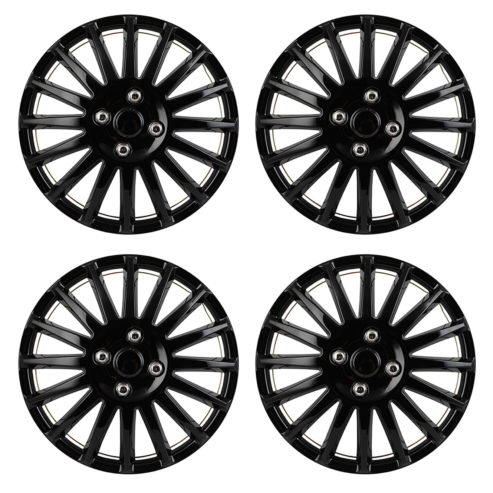 SCITOO Snap On Hubcap Auto Tire Replacement Exterior Cap OEM Steel ...