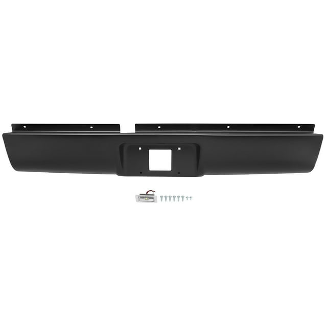 SCITOO Steel Texture Black Rear Step Bumper Replacement for 1994-2003 ...