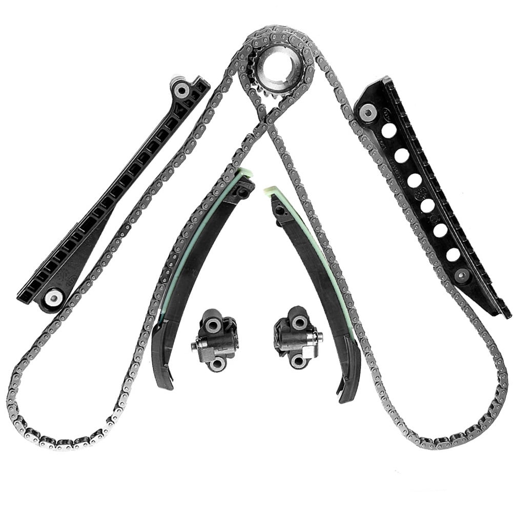 SCITOO TK3060 Timing Chain Kit with Crank Gear Tensioners, Guide Rails ...
