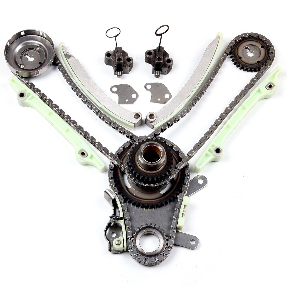 SCITOO TKMI047L Timing Chain Kit Tensioner Guide Rail Sprocket Crank ...