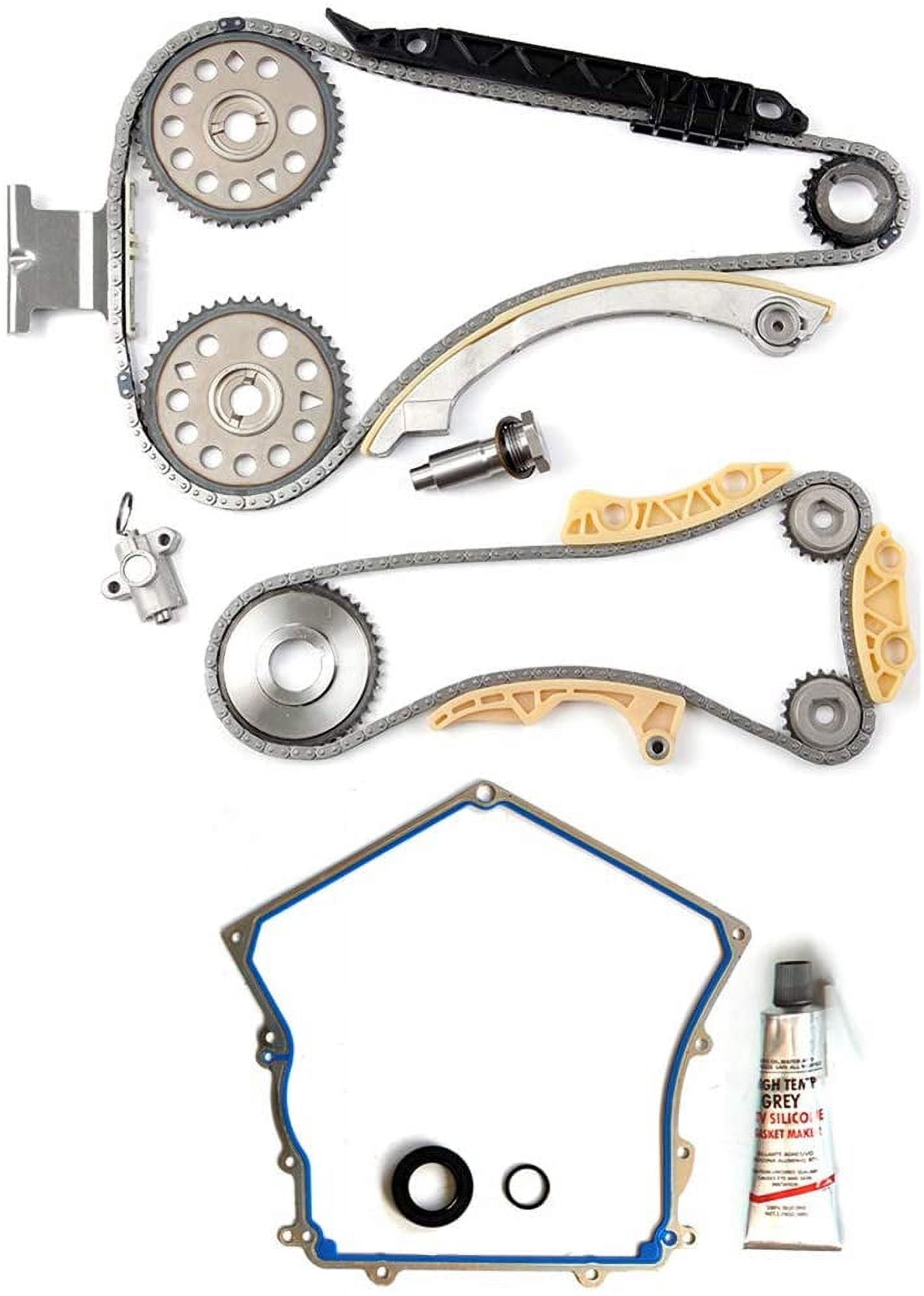 SCITOO Timing Chain Cover Gasket Kit Set Replacement for Chevrolet ...