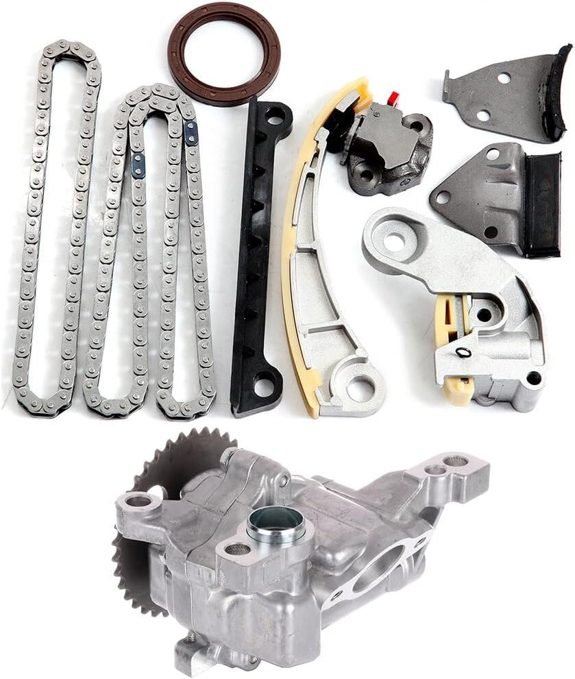 SCITOO Timing Chain Kit Oil Pump Compatible for 1996-1998 for Suzuki ...