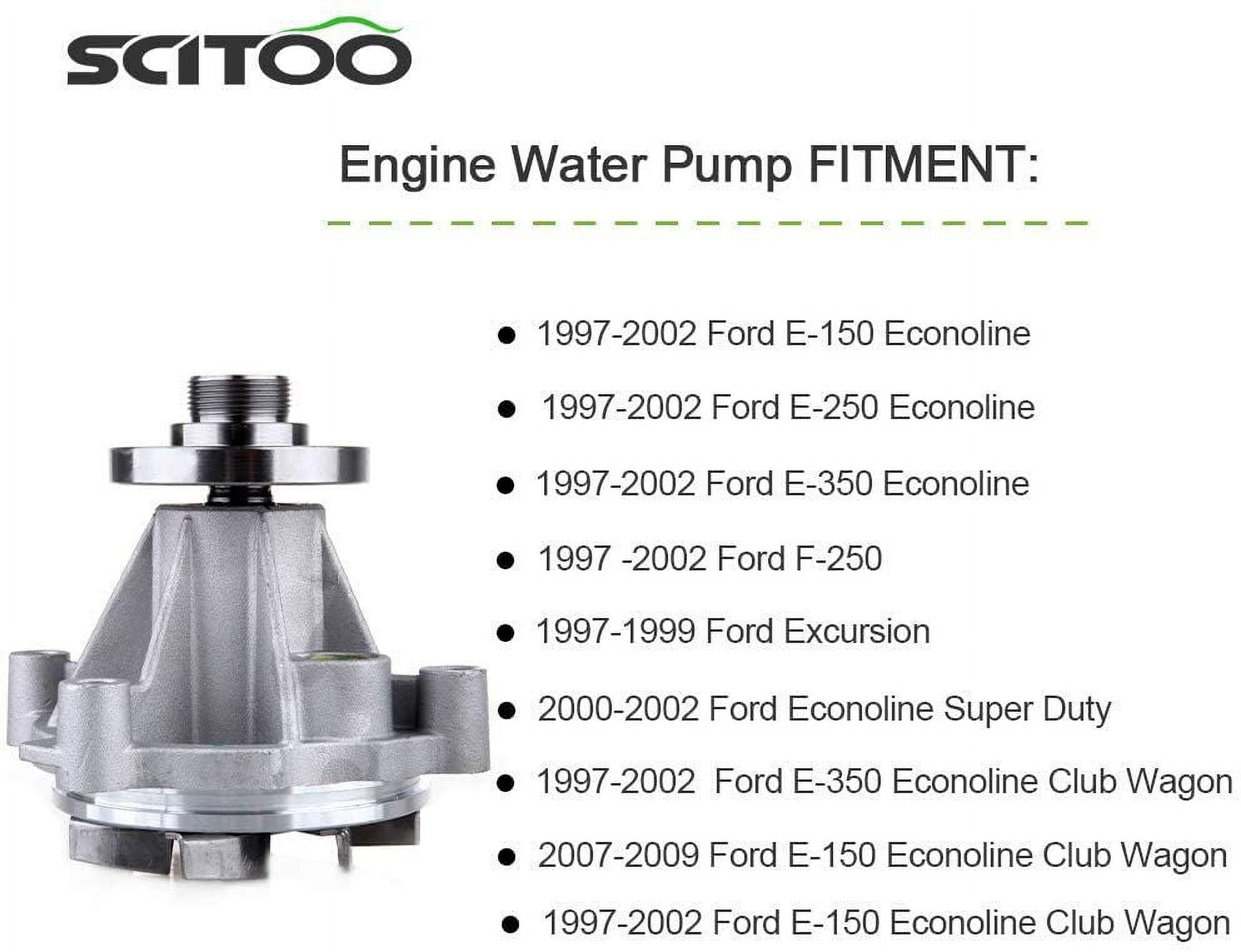SCITOO Water Pump with Gasket for ford for Lincoln E-150 Econoline E ...
