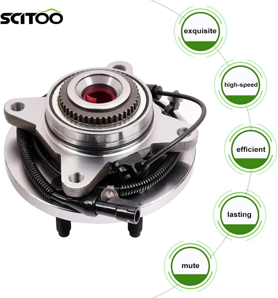 SCITOO Wheel Bearing Hub Bearing Set for 2009-2010 Ford F-150 Wheel ...