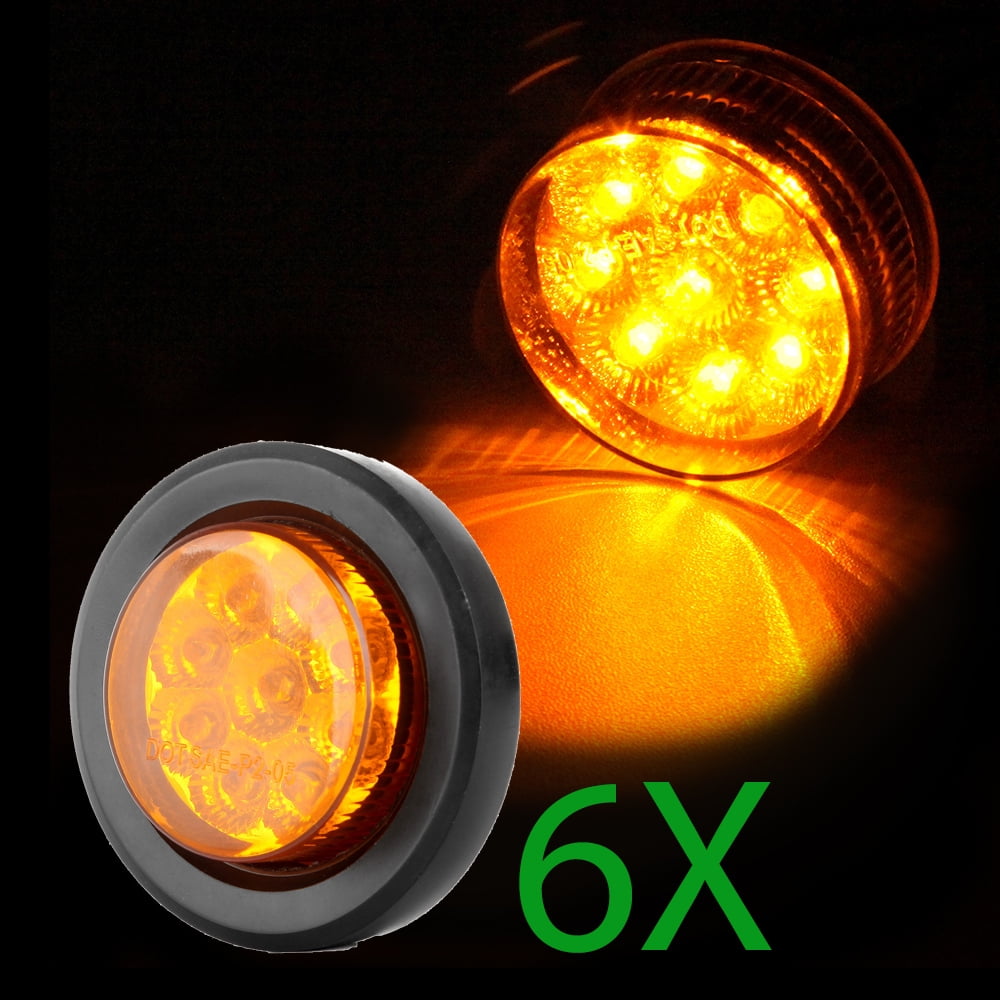 SCITOO fit for Boats Truck Trailer Pickups Universal Side Lights 9LED ...