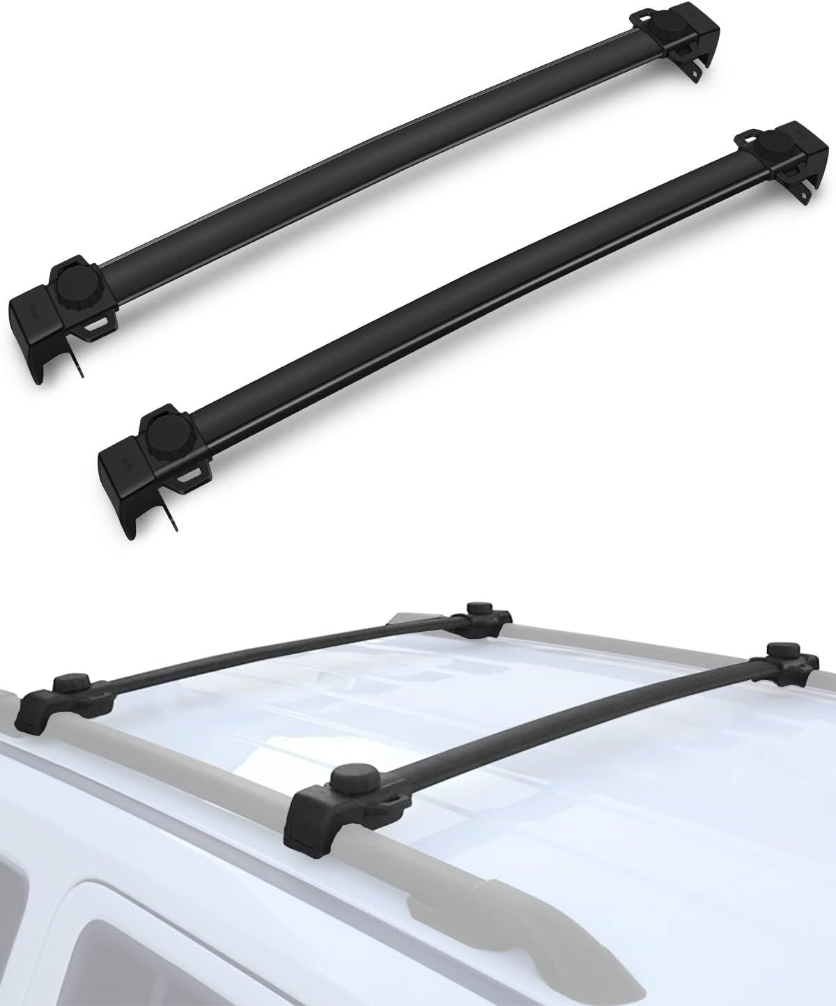 SCITOO fit for Jeep Compass 2017-2020 Aluminum Roof Top Cross Bar Set ...