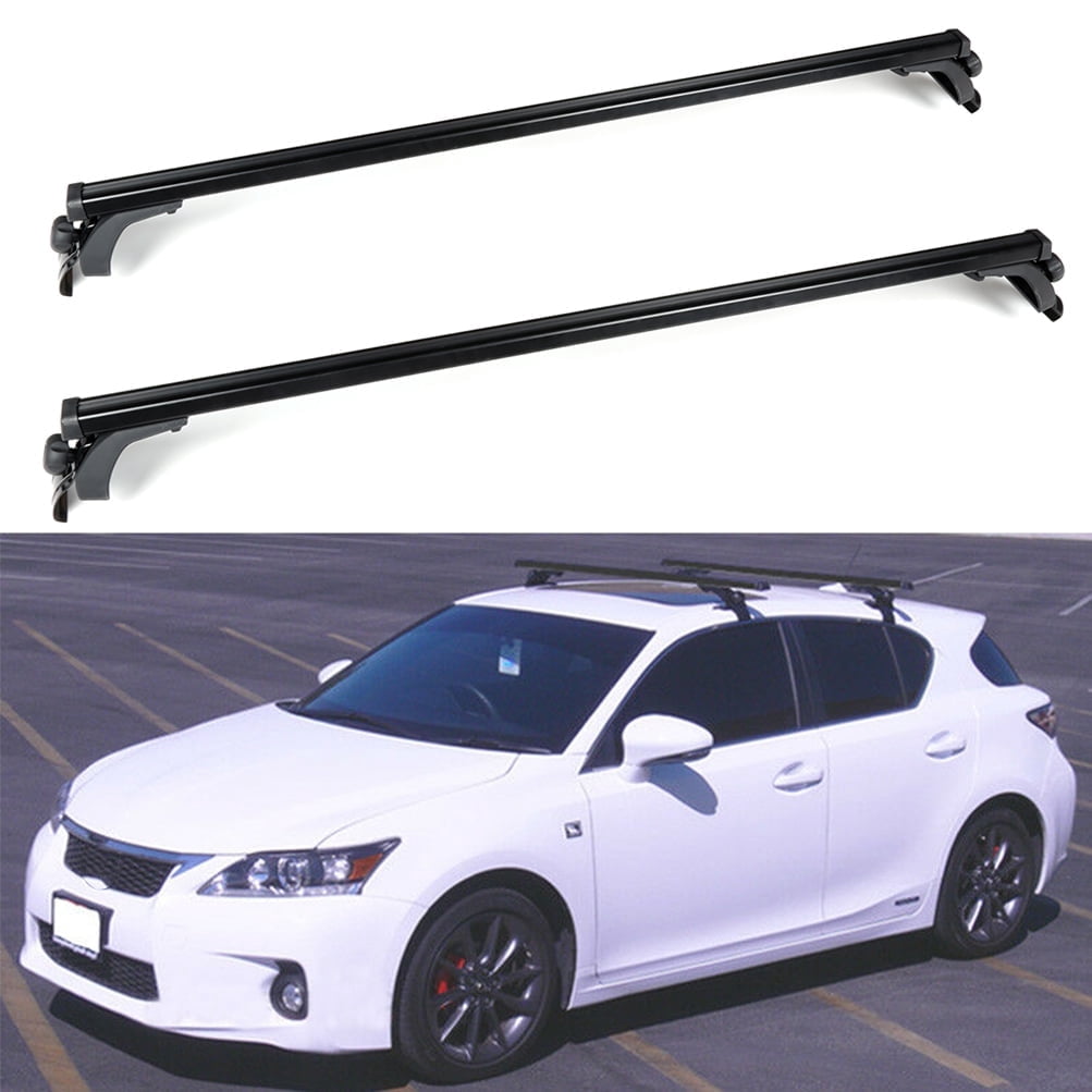 SCITOORoof Rack Cross Bars Baggage Carrier Black 2 Pcs 55"Roof Top Rack ...